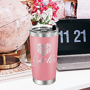 Personalized Tumbler with Engraved Name - 21 Designs Double Wall Insulated with Slider Lid 20oz Coffee Tumbler- Personalized Gift for Birthday Christmas for Men Women