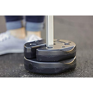 US Weight Tailgater Canopy Weights Set of 4 with No-Pinch Design for Easy Installation, and Removal to Secure Tents, Canopies, and Umbrellas at Outdoor Events 30 pounds