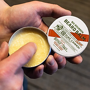 Duke Cannon Supply Co. Big Bourbon Beard Care Collection Gift Bundle (3 Piece Set) - Beard Wash, Balm and Oil (Oak Barrel Scent)