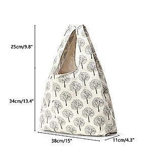 YARWO Knitting Yarn Bag, Tote Bag for Knitting Needles, Yarns and Unfinshed Project, Tree (Bag Only, Patented Design)