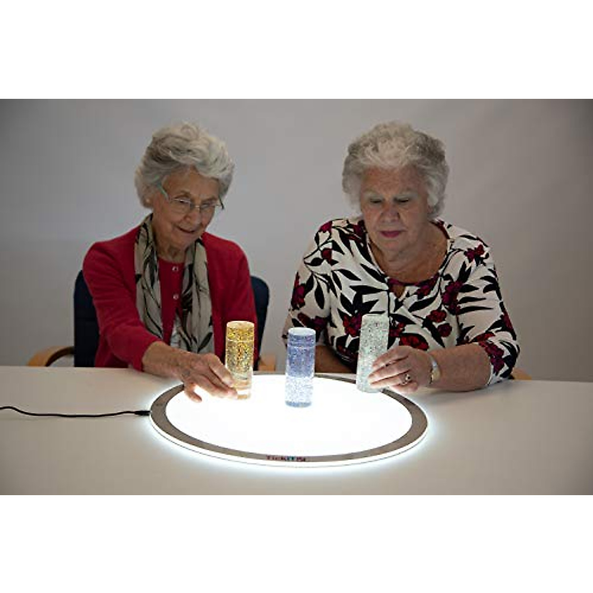 TickiT Sensory Glitter Storm - Set of 3 - Blue, Silver, Gold - Calming Glitter Tubes for Stress and Anxiety Relief - Encourage Focus and Concentration - Special Needs Toy