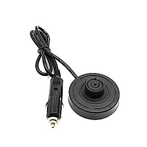 ANKOMINA 450ml Vacuum Insulated Stainless Steel Travel Mug Car Cup with Charger Car Boiling Mug Electric Kettle Boiling Vehicle Thermos DC12V Heating Cup