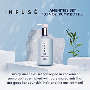 Terra Pure Infuse Lotion, Retail Size Hotel Amenities, 10.14 oz. (Single)