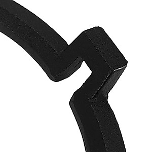 Bzocio Universal Cast Iron Wok Pan Support Rack Stand for Burners Gas Hobs and Cookers Home Garden Supplies