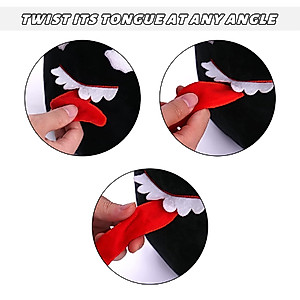 Global Park Venom Plush Toys with Elastic Tongue 17in, Stuffed Pillow Cute Animal Doll Soft Plushies Gift for Boys Girls