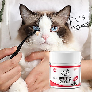 Generic 1/2 Pcs Dog Tear Stain Remove - Eliminates Unsightly Tear Stains, Tear Stain Plus Lutein | Stain Powder and Small Applicator Brush, Tear Stain Remover Powder for Dogs, Cats, Puppy