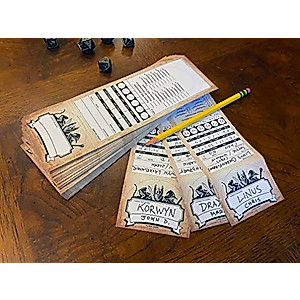 Character Trackers - Initiative Trackers and DM Reference Cards for 5th Edition