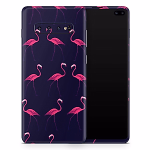 DesignSkinz Tropical Neon Summer Flamingo Protective Vinyl Decal Wrap Skin Cover Compatible with The Samsung Galaxy S20 (Screen Trim & Back Glass Skin)