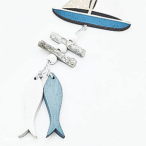 ANNAYA Marine Series Creative Hanging Ornament Crafts Small Fish Pendants Home Accessories Pendants