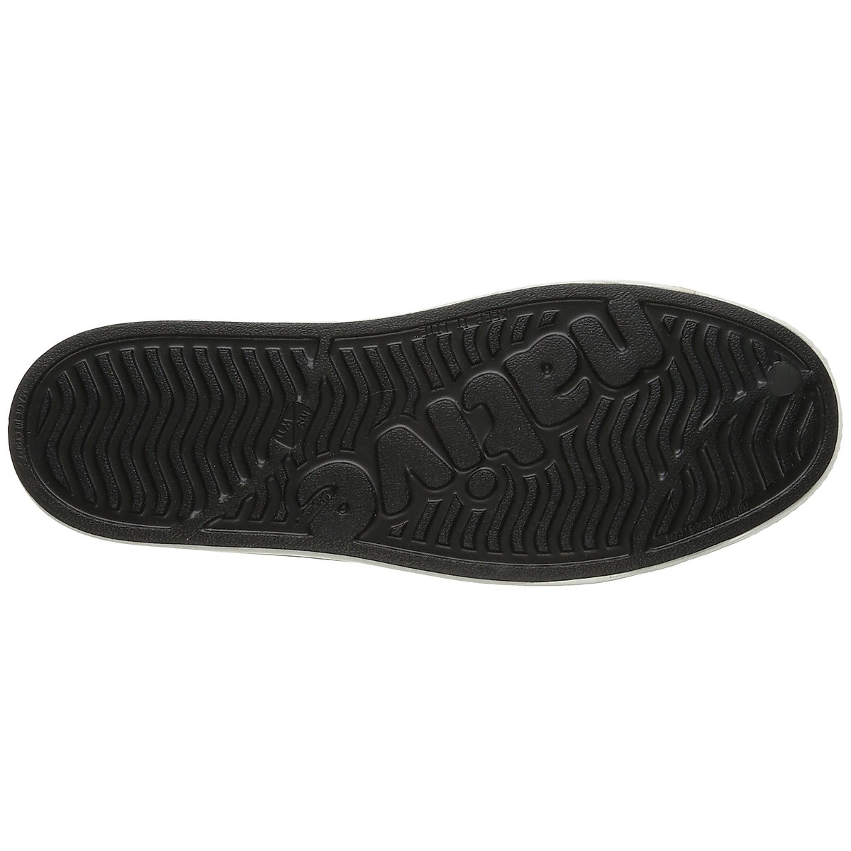 Native Shoes, Jefferson, Lightweight Sneaker for Adults, Jiffy Black/Shell White, 9 M US Women/7 M US Men