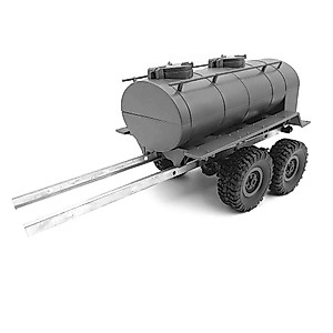 ZJchao Oil Trailer Chassis Spare Tire Kit, for WPL 1/16 B36 B-36 B36K B36KIT Military Truck Car Spare Parts DIY Car Accessoy