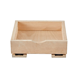 LuxursKingQYW Drawer Wood Pull Out Tray Drawer Box Kitchen Cabinet Organizer Cabinet Slide Out Shelve Cabinet Pull Out Shelves, Wooden Pull-Out Shelf-Fast and Easy D.I.Y. (24" W×21" D×3" H)