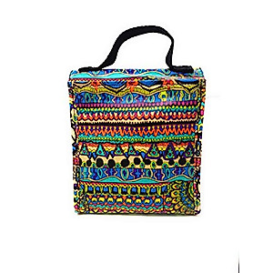 Sakroots Flap Lunch Box,Artist Cirlce, One Size