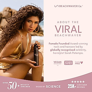 Beachwaver Braid Balm Pre-Braid Prep - Frizz-Taming Hair Primer Foam to Strengthen and Reduce Flyaways with HiX Vegan Bond Multiplers - Create Heatless Curls with Braids - For All Hair Types (4 Fl Oz)