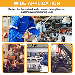 VIGRUE 305Pcs 1/4-20 Bolt and Nut Assortment Kit, 1/4-20 Black Button Head Socket Cap Screw Nuts Washers Kit, Assorted Allen Head Screws, Class 12.9 Alloy Steel