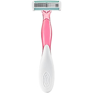BIC Soleil Simply Smooth Women's Disposable Razors, 3 Blades With Moisture Strip For a Silky Smooth Shave, 8 Piece Razor Set