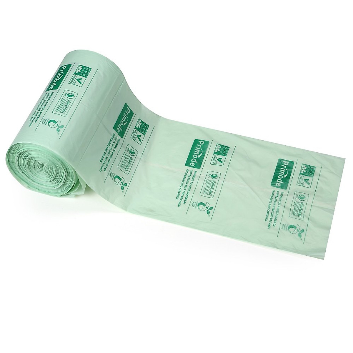 Compostable Bags, 2.6 Gallon Food Scraps Yard Waste Bags, 300 Count, Extra Thick 0.71 Mil. ASTM D6400 Compost Bags Small Kitchen Bag Certified by BPI and TÜV AUSTRIA