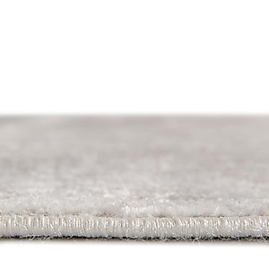 Unique Loom Oxford Collection Area Rug - Bodleian (4' 1" x 6' 1" Oval, Gray/ Ivory)