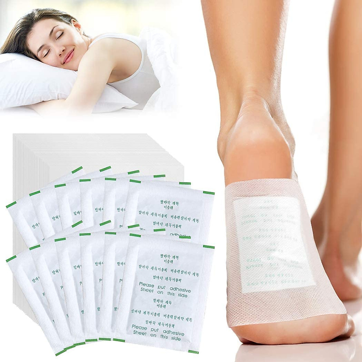 Foot Pads, 100 Foot Pads and 100 Adhesive Sheets