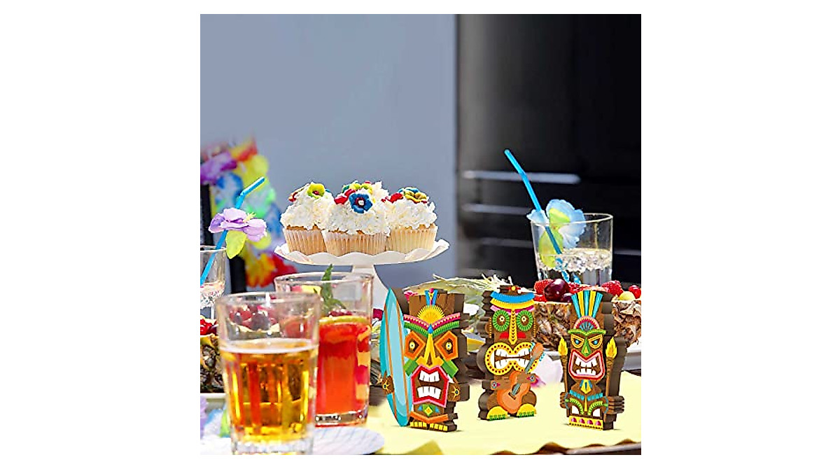 Tropical Tiki Bar Centerpieces for Summer Parties | Aloha Decor