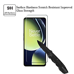 SALMERB OnePlus Nord CE 3 lite Screen Protectors (3 Pack), 9H Tempered Glass Film for OnePlus Nord N30 Anti-Scratch Anti-Fingerprint Glass Screen Protectors Zero Bubbles Ultra-clear 99.99%