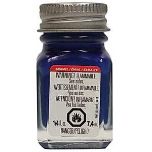Testors Enamel Paint, Gloss Dark Blue, 1/4-Ounce
