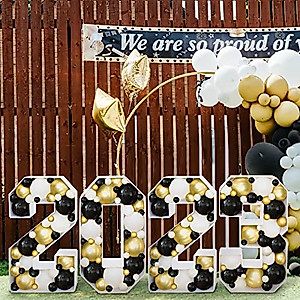 2023 Graduation Decorations - Large PRE-CUT 2023 Marquee Numbers Kit - Mosaic Foam Board Sign - Class of Party Supplies Decor for Kindergarten Preschool High School Christmas Wedding Prom Decoration