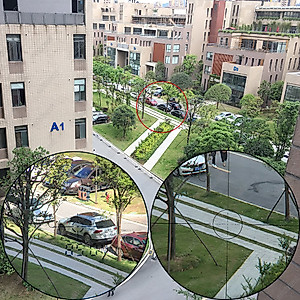 ohhunt 4.5x20E Compact Hunting Rifle Scope Red Illuminated Glass Etched Reticle Riflescope with Flip-Open Lens Caps and Rings