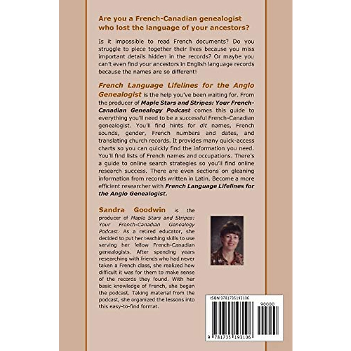 French Language Lifelines for the Anglo Genealogist: Tips and Tools for Tracking Your French-Canadian Ancestors