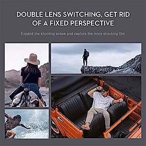 Hedgx Mini WiFi FPV Drone With 4K HD Dual Camera Altitude Hold Mode Foldable RC Drone Quadcopter Circle Fly, Route Fly, Altitude Hold, Headless Mode, Gift for Family