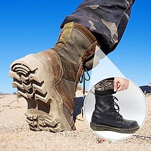 JaGely 2 Pairs Black Boot Blousers Elastic Military Boot Straps Boot Bands Military Blousing Straps Ankle Hook and Loop for Men Women Hunting Gardening Hiking Cycling Fishing Military Army Uniforms