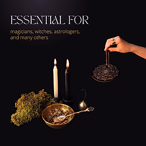 Large Witchcraft Kit 70 pcs - Premium Witch Kit for Beginners - Wiccan Supplies and Tools - Altar Supplies, Crystals, Gemstones, Herbs, Spell Candles