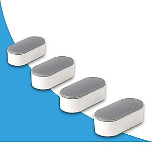 In My Bathroom | Bumpy Bumpers Toilet Seat Spacers (Sanitary Toilet, Strong Adhesive, Universal Fit, 4 Pack)