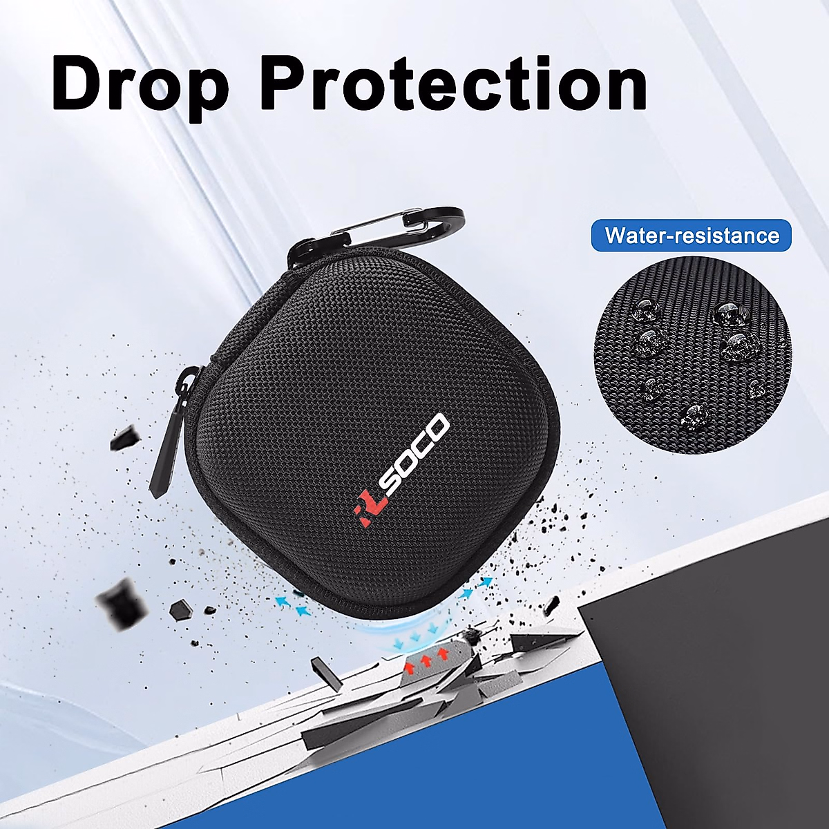 RLSOCO Hard Case for Crucial X10 Pro/X9/X9 Pro/X6 4TB/2TB/1TB/500GB Portable SSD,External Solid State Drive