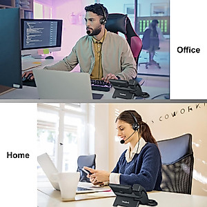 Callez Office Phone Headset with Microphone Noise Cancelling, RJ9 Telephone Headsets Compatible with Yealink VoIP Phone T46S T48S T42S T23G T27G T29G T33G T21P T43U T46U T53W T54W Grandstream Snom