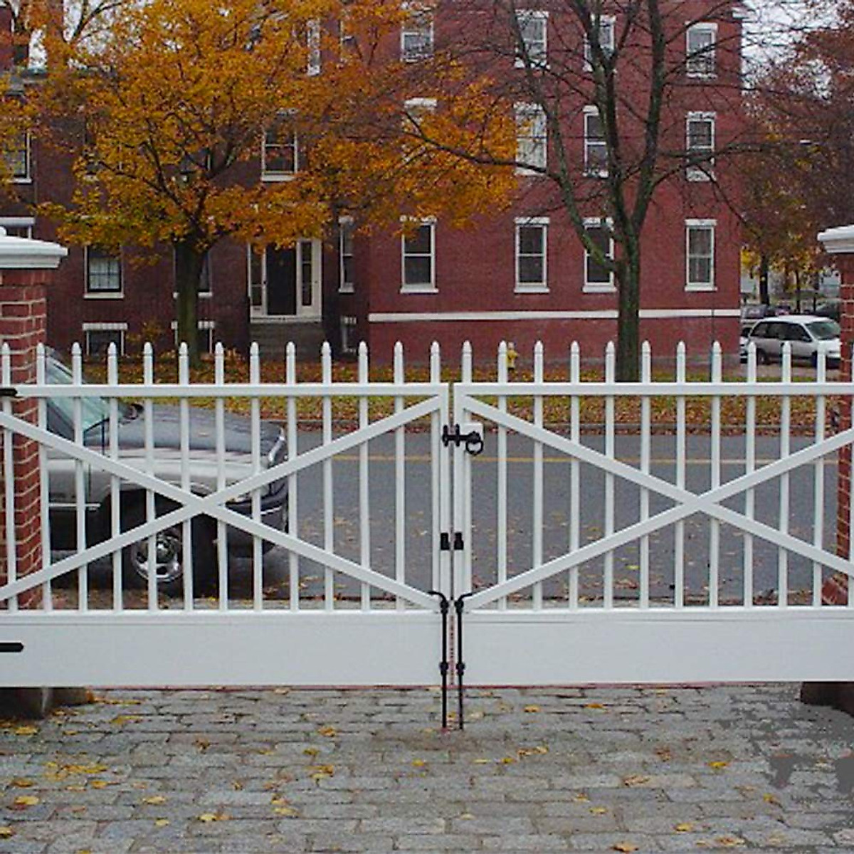 SANKINS 18" Cane Bolt Drop Rod Heavy Duty Gate Hardware Black Solid Steel Gate Ground Latch for Wood PVC Vinyl Metal Gates Fences Doors, Holding Gate to The Ground (1 Pack)