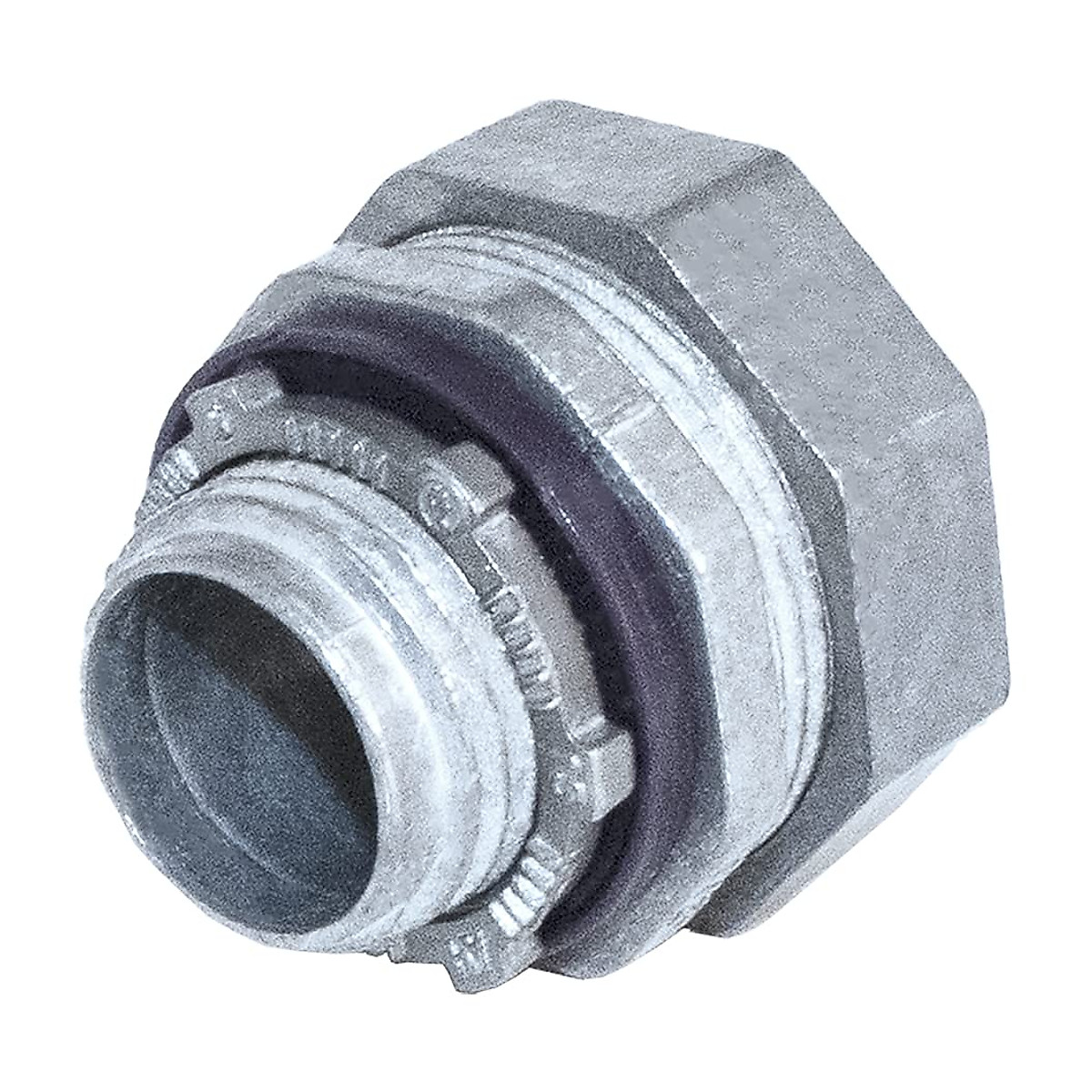 Sigma Electric, Gray, Size Sigma Engineered Solutions ProConnex 49431 Liquid-Tight Straight Connector 3/4-Inch Conduit Fitting, 1-Pack