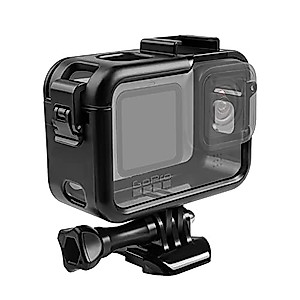 Taisioner Protective Housing Case for GoPro Hero 9 Hero 10 Hero 11 Black Top Opening Frame with Lens Cap and Side Cover Accessories Kit