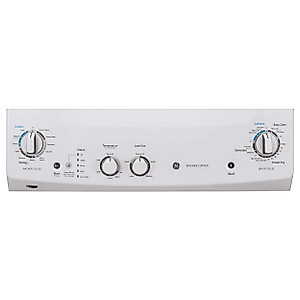 GE GUD27ESSMWW Unitized Spacemaker 3.8 Washer with Stainless Steel Basket and 5.9 Cu. Ft. Capacity Electric Dryer, White