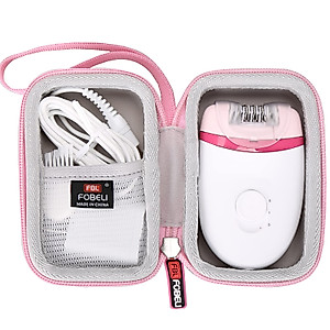 FBLFOBELI Hard Storage Case Compatible with Philips Satinelle Essential BRE235/04 & Philips HP6401 Compact Hair Removal, EVA Protective Travel Carrying Container Bag (Case Only)