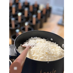 Midnight Temptation Luxury Scented Candle | 8 oz 100% Soy Wax | Wood Wick | Black Jar | Rich Channel, Wood, & Tobacco Caramel Notes | Fall Candle Collection