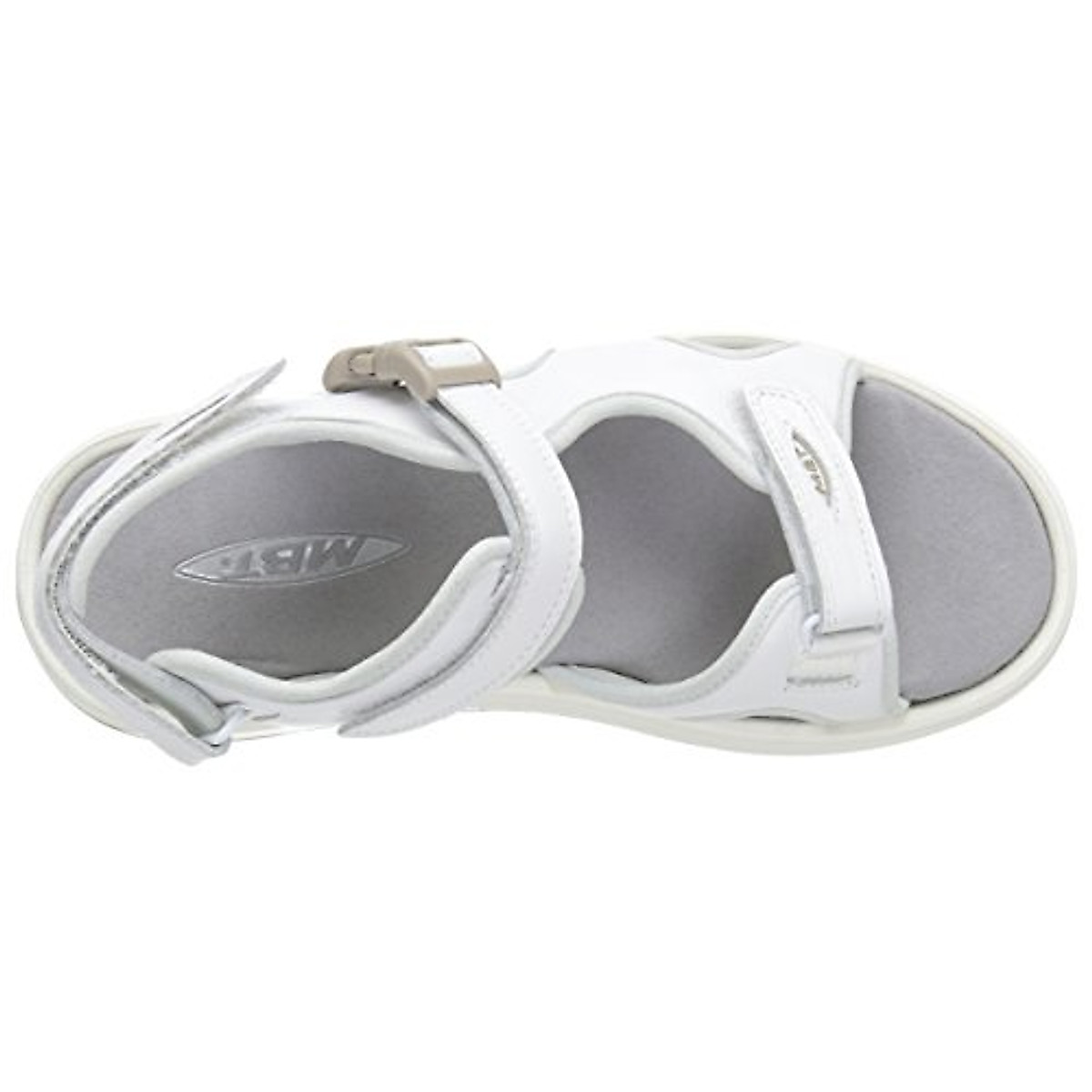 MBT Rocker Bottom Shoes Women’s – Everyday Casual Sandals Kisumu - White