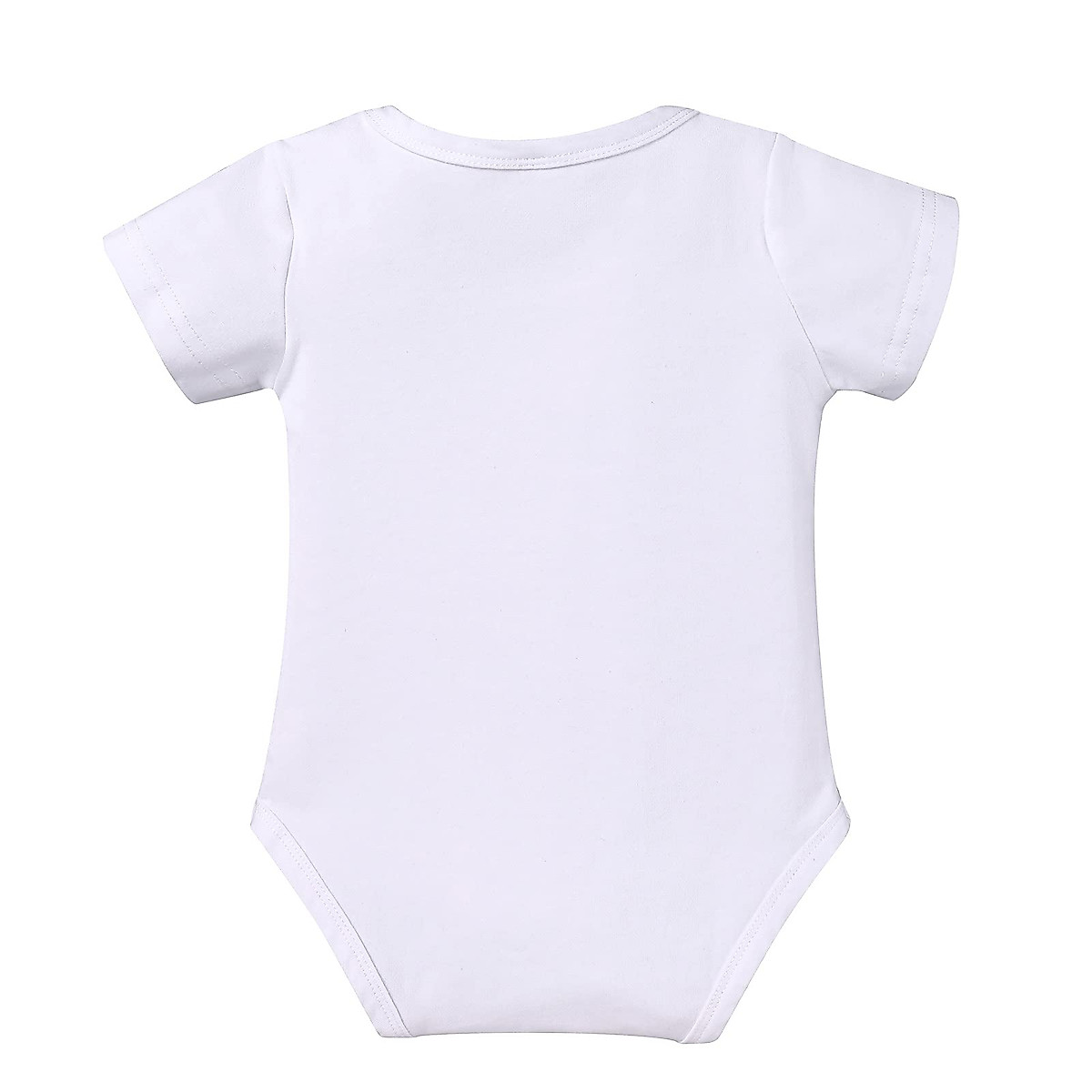 Baby Boys Farm Animals Themed 1st Birthday Cake Smash Outfit Bowtie Romper + Suspenders + Shorts Cow Boys Clothes Set, White - My 1st Birthday, 12-18 Months