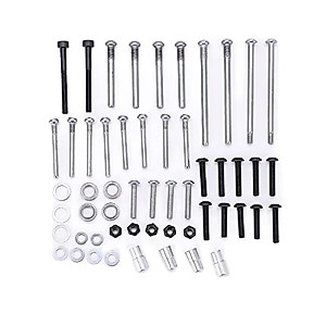 RC Front Rear Suspension Arm Kit, 1/10 RC Aluminum Alloy Parts Kit Compatible for TRAXXAS Slash 2WD 1/10 RC Car(Blue)