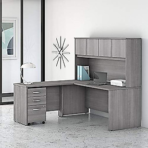 Bush Business Furniture Studio C Desk, Platinum Gray