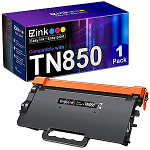 E-Z Ink (TM) Compatible Toner Cartridge Replacement for Brother TN850 TN-850 TN820 TN-820 for HL-L6200DW HL-L5200DW MFC-L5850DW MFC-L5700DW MFC-L5800DW MFC-L5900DW New Version (2 Black, High Yield)