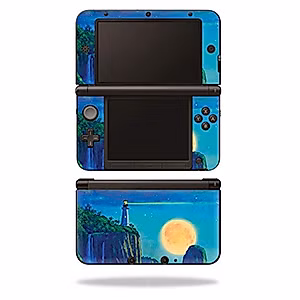 MightySkins Skin Compatible with Nintendo 3DS XL Original (2012-2014) - Lighthouse Glow | Protective, Durable, and Unique Vinyl wrap Cover | Easy to Apply, Remove, and Change Styles | Made in The USA