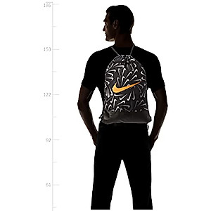 Nike Brasilia Training Gymsack (Black/Black/Kumquat, Misc)