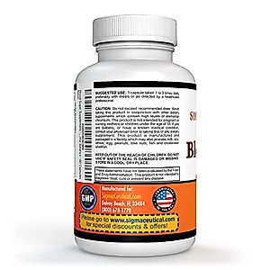 Sigmaceutical Blood Sugar Supplement - Gymnema Sylvestre Extract - Chromium Supplement - Cinnamon Supplement for Balance - 60 Capsules