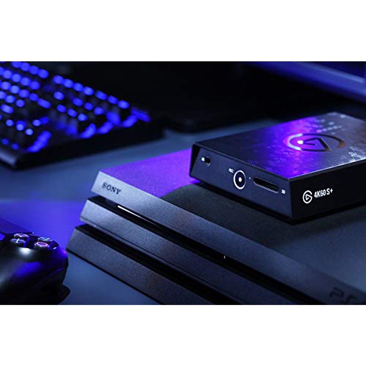 Elgato 4K60 S+, External Capture Card, Record in 4K60 HDR10 with ultra-low latency to PC or SD Card on PS5/PS4, Xbox Series X/S, Xbox One X/S, in OBS and other broadcasting software, for Windows